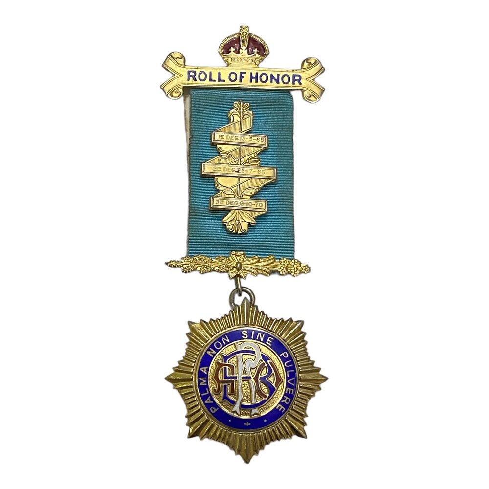 Великобритания, орден "Свиток чести" орден буйволов RAOB (Ralph C. Montaque) 1981 г.