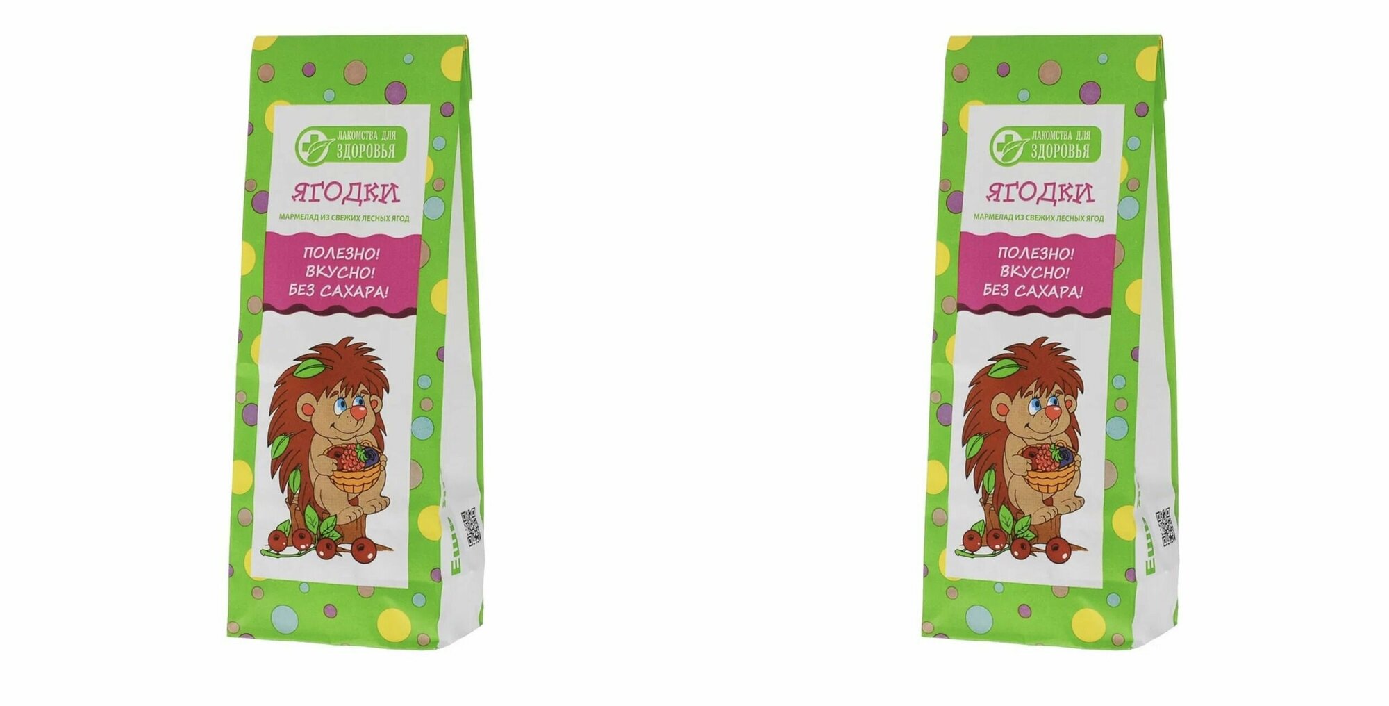 Лакомства для здоровья Мармелад желейный Ягодки 105гр, 2шт