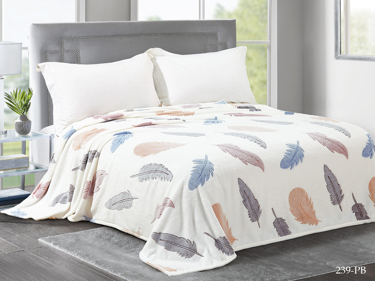 180/239-pb Микрофибра Бамбук 180х200 Плед AlViTek