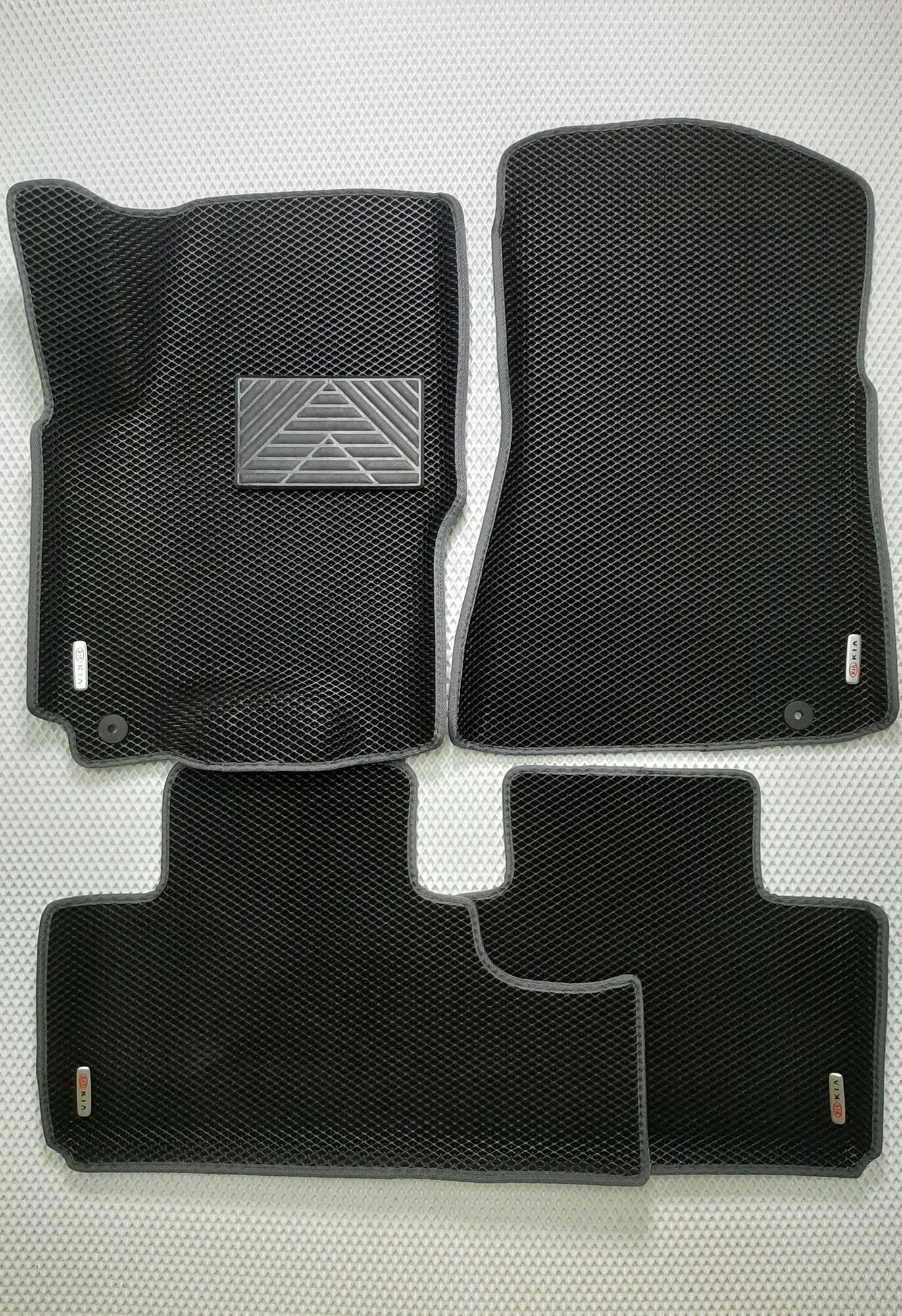 Автомобильные коврики EVA, ЭВА, ЕВА С бортами для KIA SPORTAGE II/КИА спортейдж 2004-2010