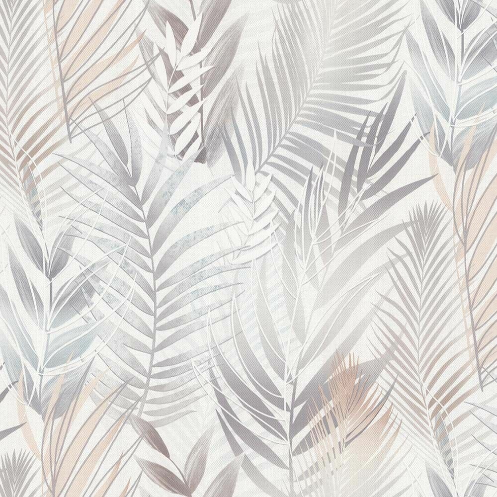 Флористика обои виниловые на флизелиновой основе (1.06х10м) светло-бежевые