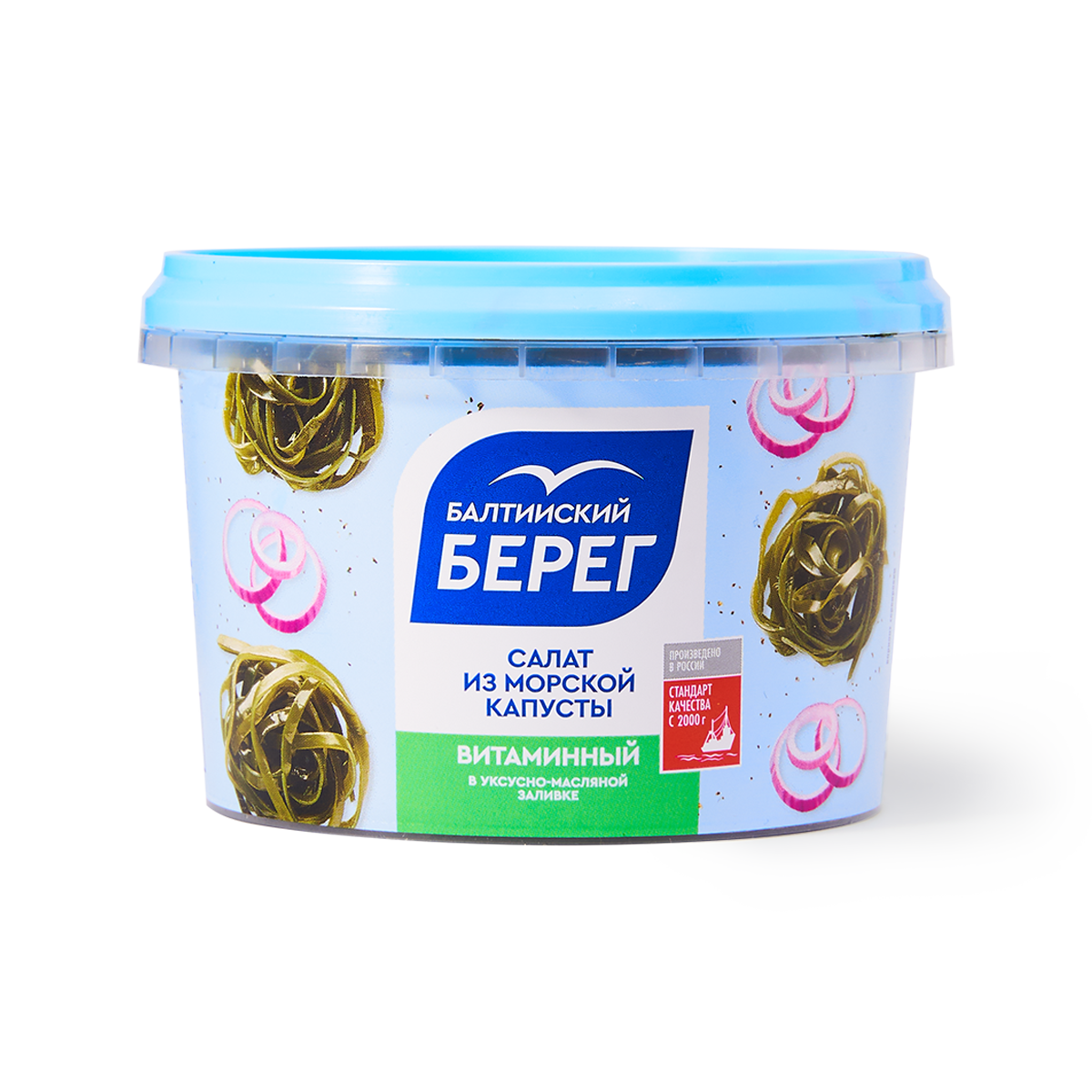 Салат Морская капуста Витаминный «Балтийский берег» в уксусно-масляной заливке