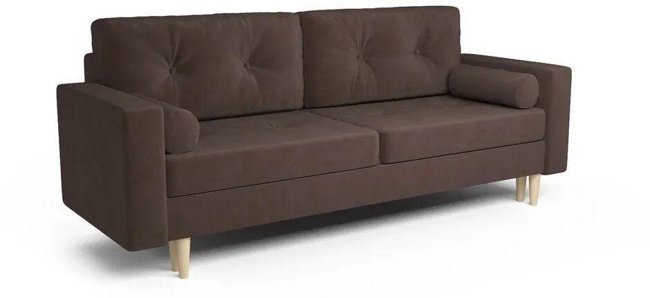 Диван Mebel-ars Белфаст Велюр Молочный шоколад Размеры: Высота 750мм Глубина 970мм Ширина 2250мм