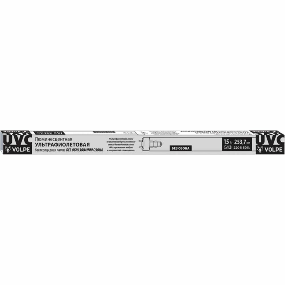 Ультрафиолетовая бактерицидная лампа Volpe UVCB/G13/CU/V EFL-T8-15 UL-00007401