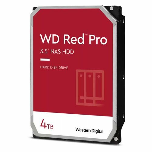 Жесткий диск WD Red Pro WD4003FFBX, 4ТБ, HDD, SATA III, 3.5"