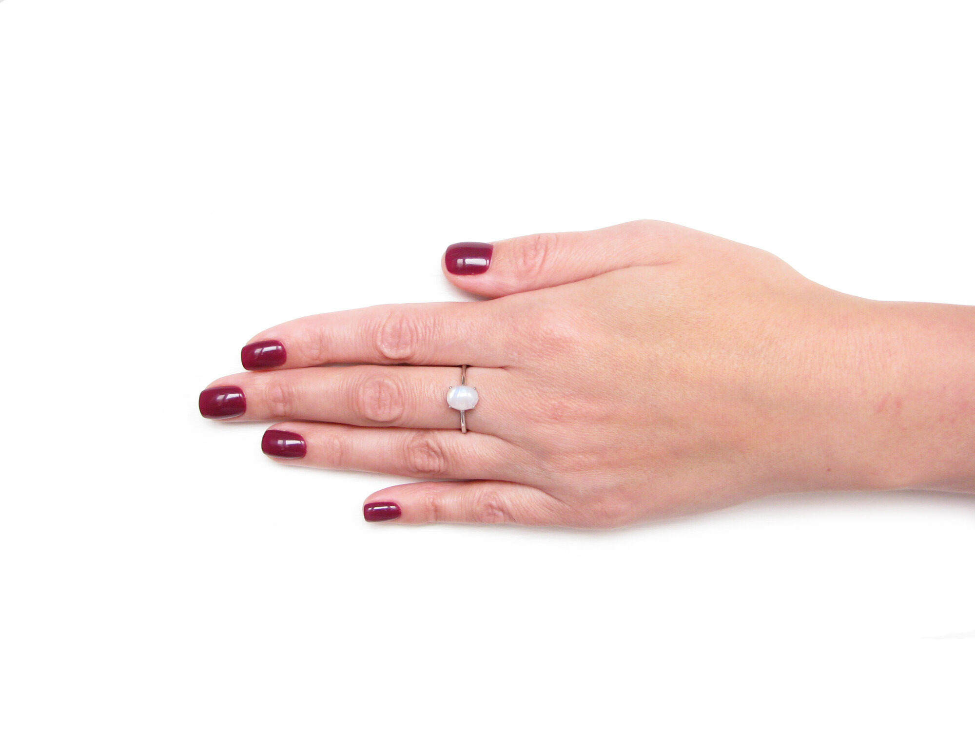 Кольцо, лунный камень