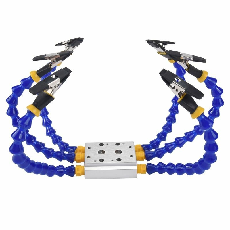 Настольный зажим для настольных тисков MyPads, паяльная станция с 6 шт. гибкими рычагами, держатель для паяльника, инструмент для ремонта сварки пе.