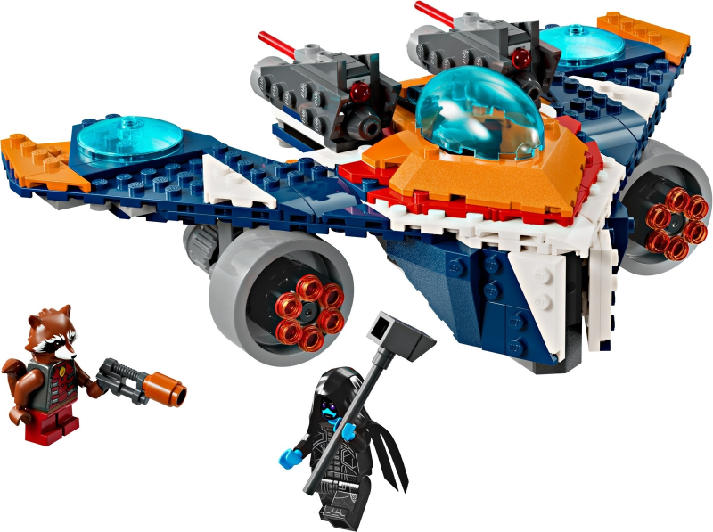 Конструктор LEGO Marvel Super Heroes 76278 Боевая птица Ракеты против Ронана, 290 дет.