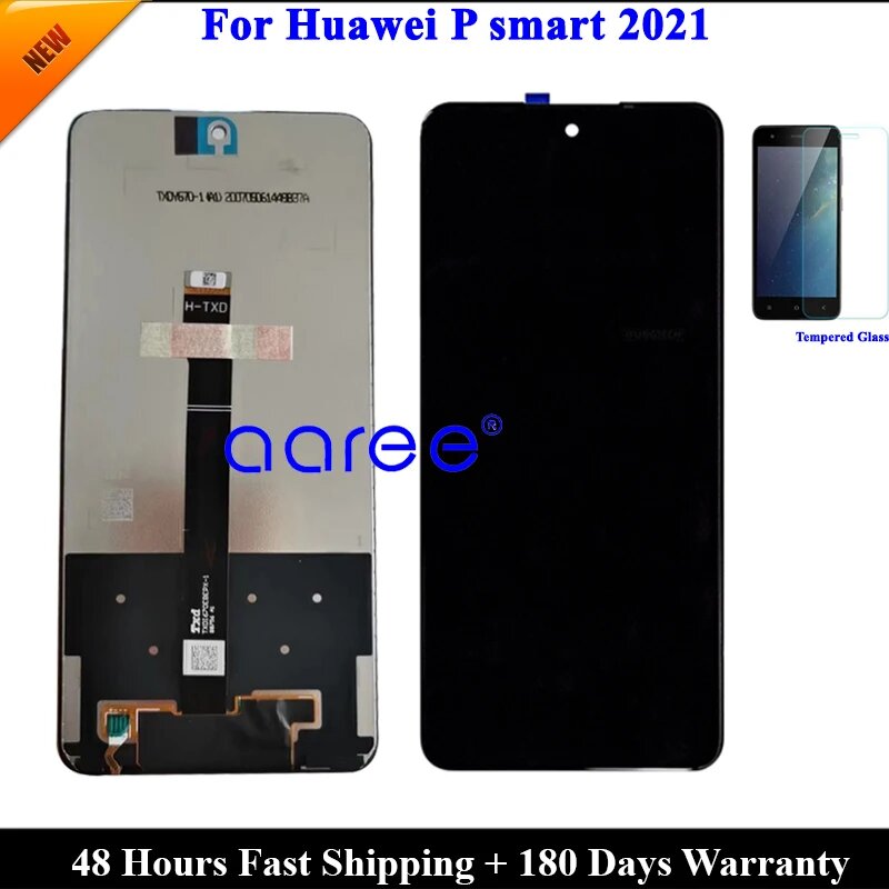 6,67 'ЖК-дисплей для Huawei P smart 2021 LCD для Huawei P smart 2021 дисплей ЖК-экран Black no frame