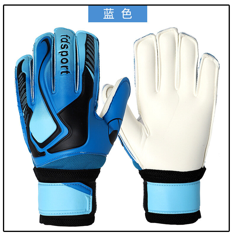 Перчатки латексные, для вратаря, 10#, синие