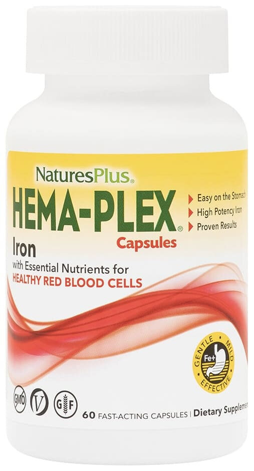 Витаминный комплекс Nature's Plus Hema-Plex, для иммунитета и энергии, 30 порций