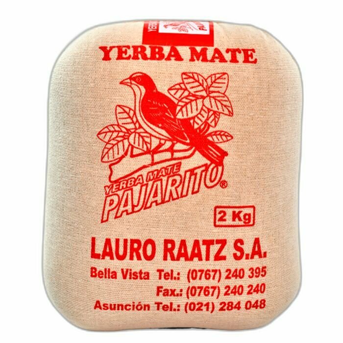 Йерба Мате (парагваский чай) Pajarito Tradicional, льняной мешок, 2000 гр.