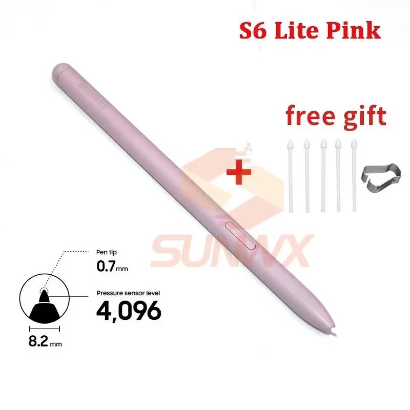 Стилус Samsung S Pen для Tab S8 S8+ S8 Ultra S7 FE S7+ S6 Lite S9 S9FE S9 Ultra S6lite pink