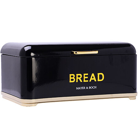 Хлебница с крышкой 35х23,5х12,5см металл MB 40558 KSMB-40558