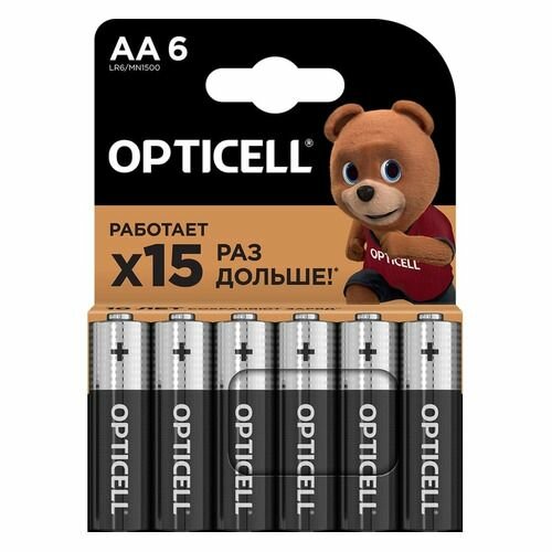 AA Батарейка OPTICELL Basic LR6, 6 шт.