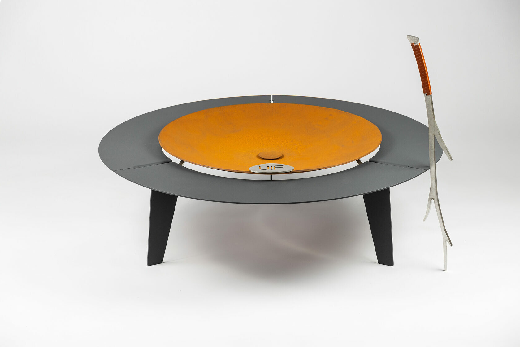 Чаша для костра Up! Flame Steel Cup 850 Uniq grey