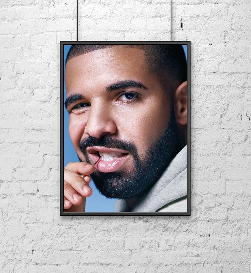 Постер для интерьера на стену (30х40 см). Рэпер Drake