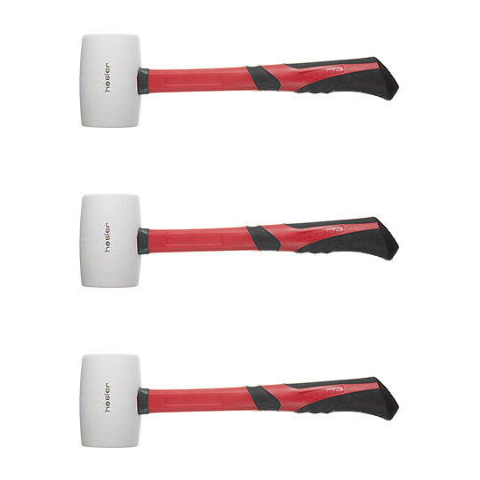 Киянка резиновая 450 г фибергласовая ручка (3 шт.)