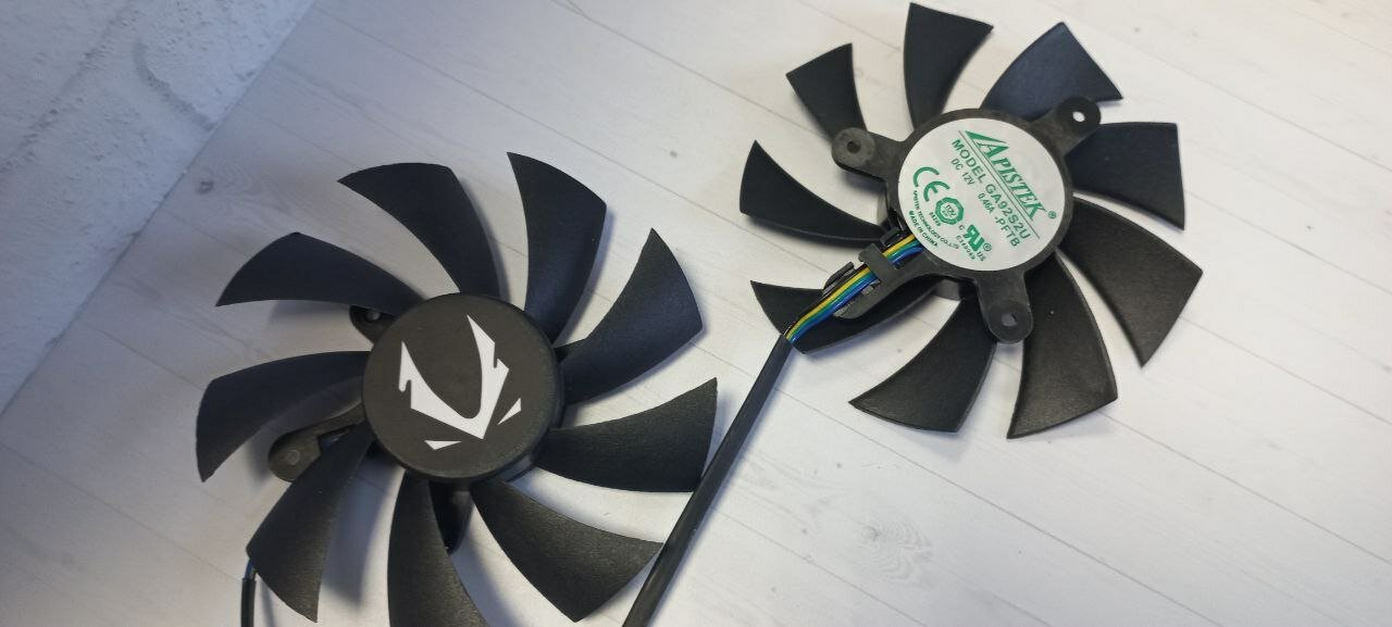 Вентиляторы Zotac 2070 2060 1660 3070 AMP holo