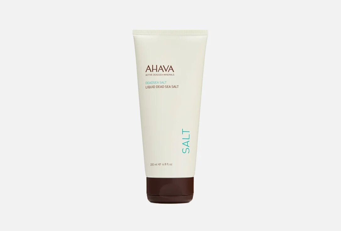Жидкая соль Мертвого моря AHAVA Deadsea Salt, активные морские минералы, 200 мл