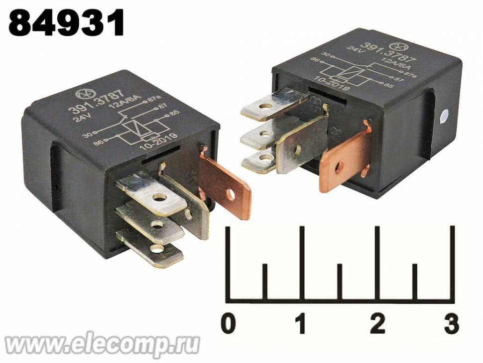 Реле =24V 12A/24V 391.3787