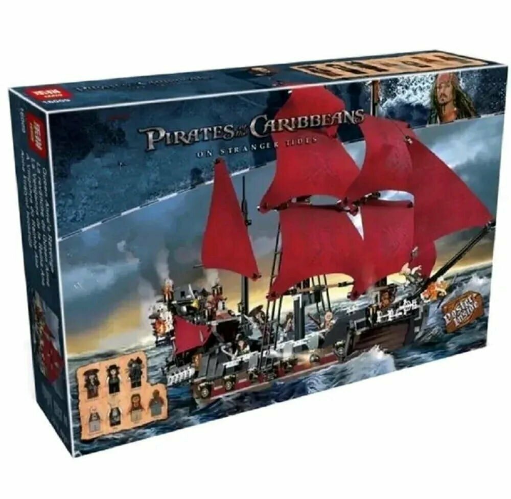 Конструктор/ Пираты Карибского моря/ Месть Королевы Анны/ 1228 деталей/ S7322