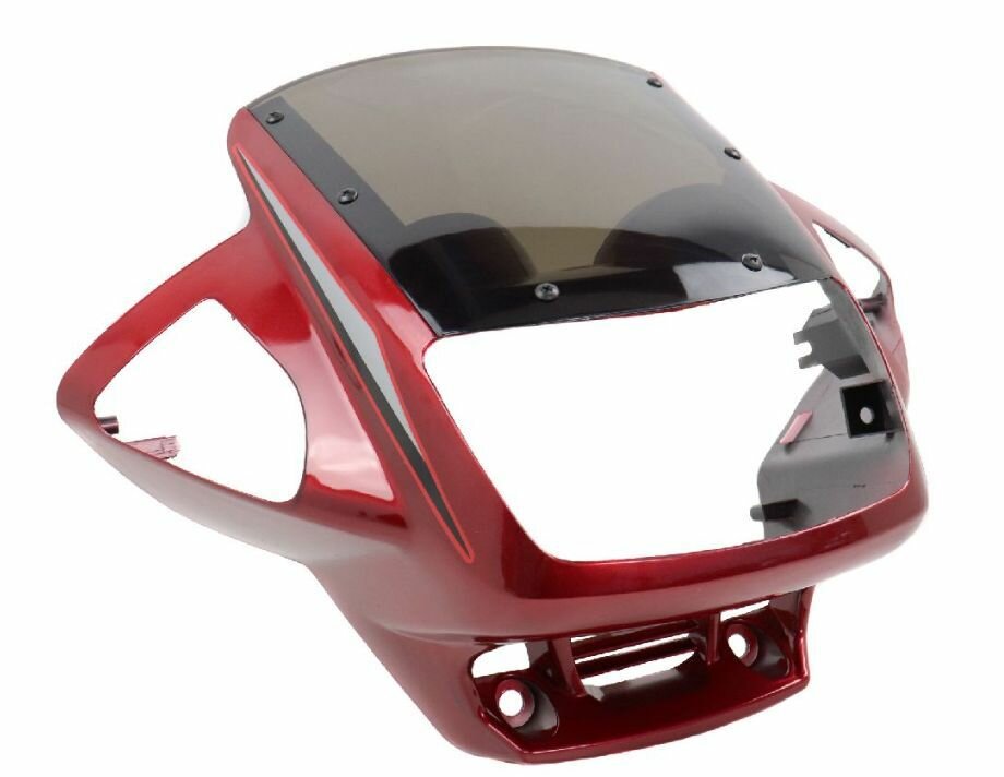 Облицовка фары YBR125 в сборе с ветровым щитком