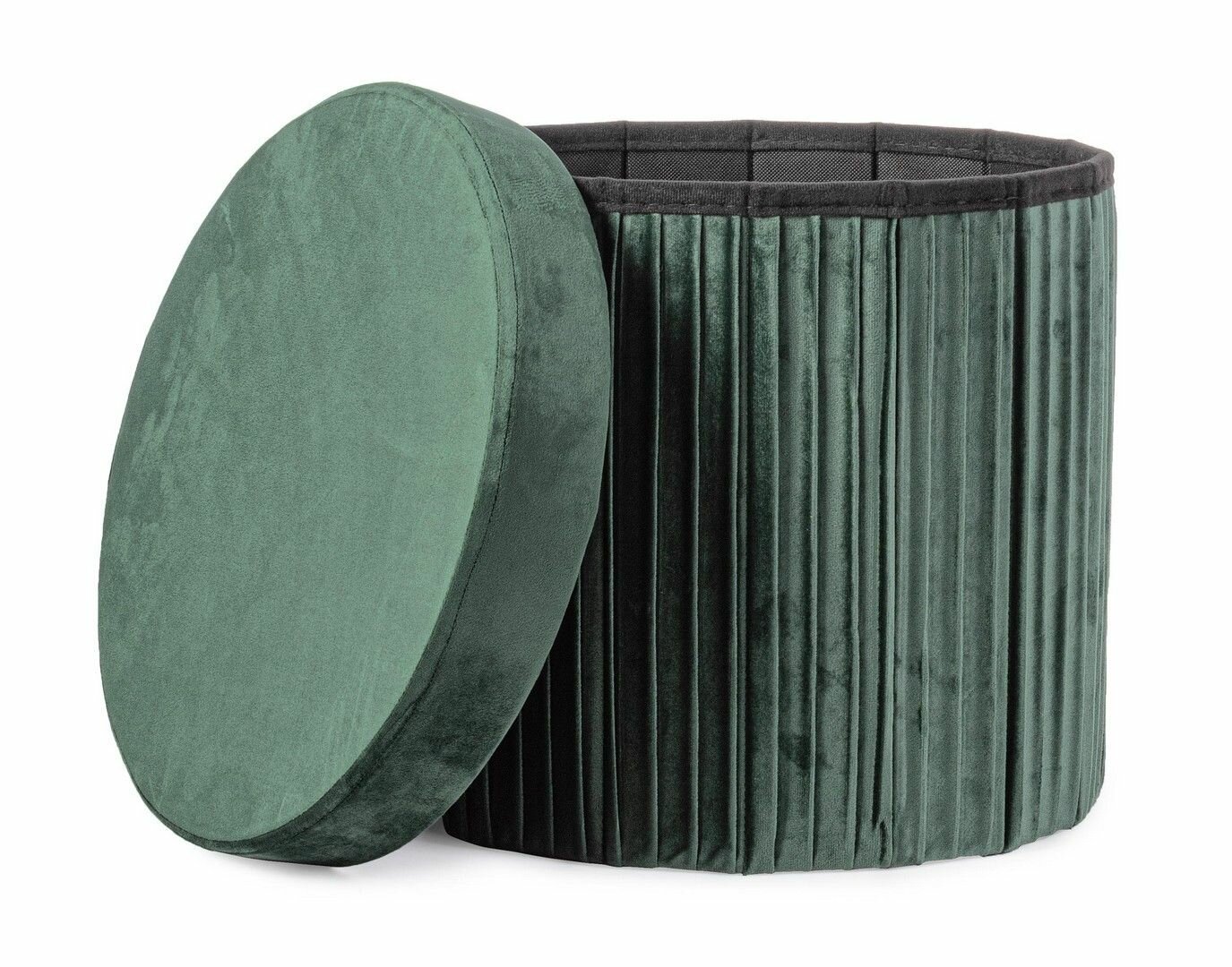 Пуф BIZZOTTO JOCELYN ROUND green 0730186 380х380х380h