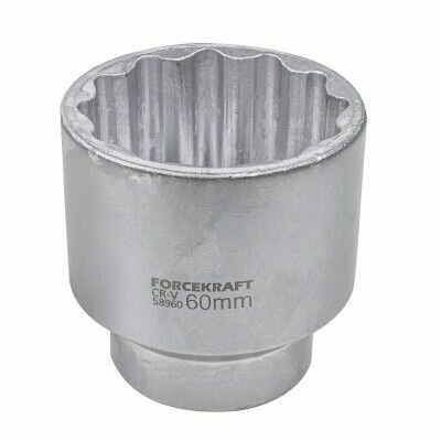 Головка 60мм 1" 12-гранная FORCEKRAFT