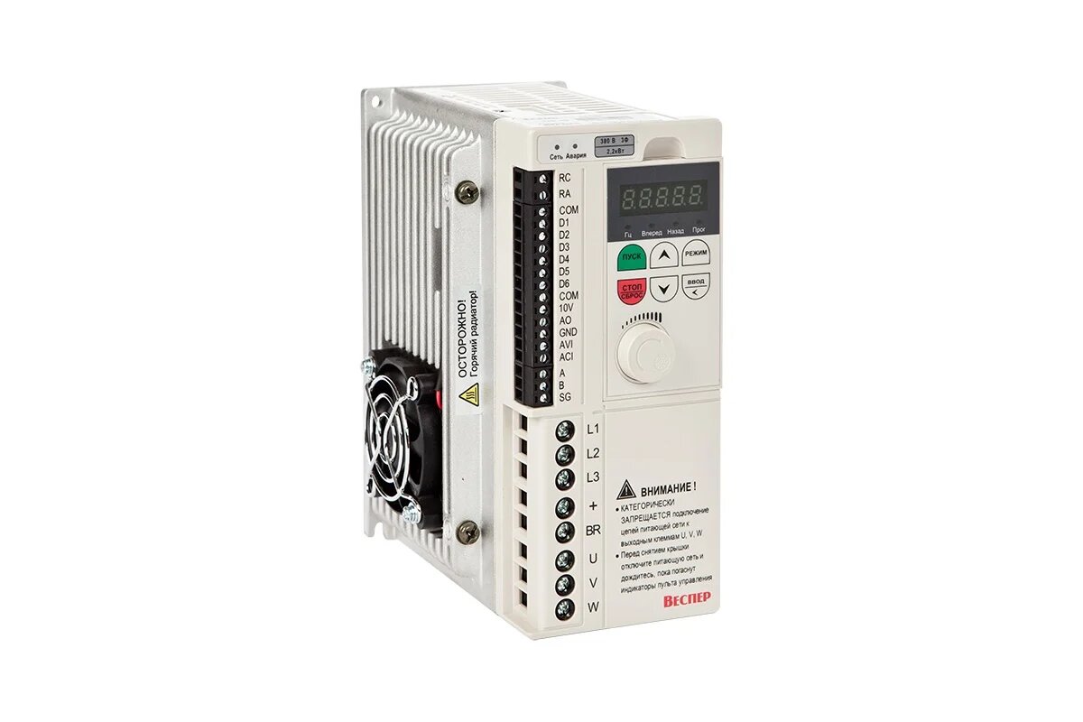 Веспер E4-8400-003H 2,2кВт 380В, преобразователь частоты со съемным пультом VSP5961