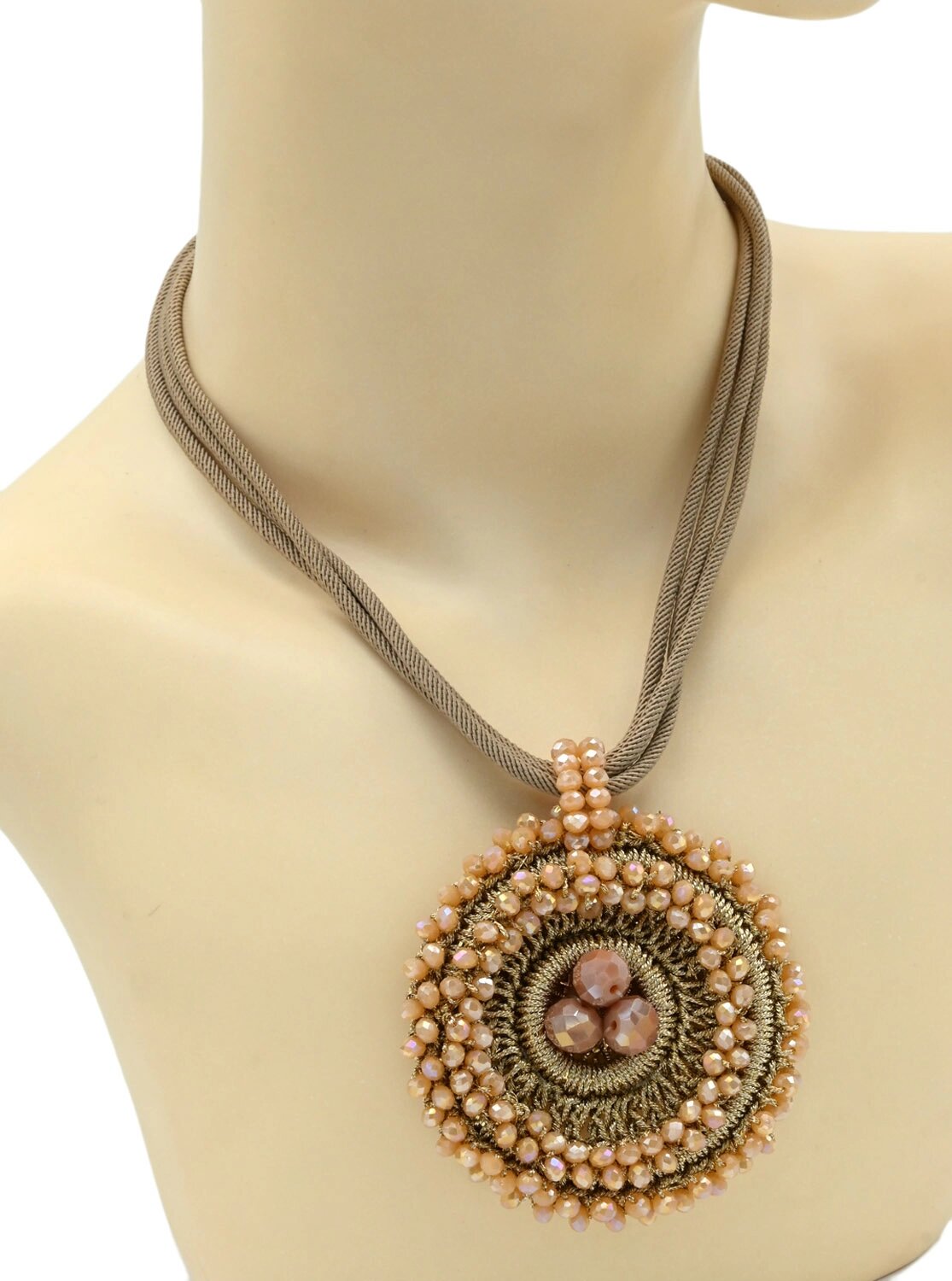 Колье, циркон