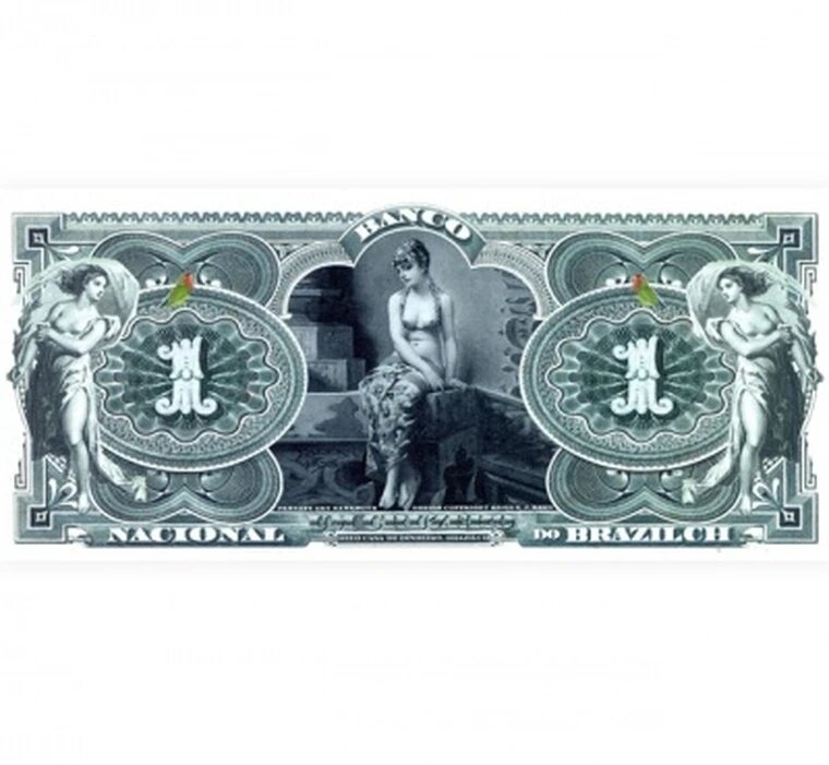 1 Brazilch 1909 сувенирная эротическая купюра, сувенирная копия UNC, банкноты и купюры редкие коллекционные