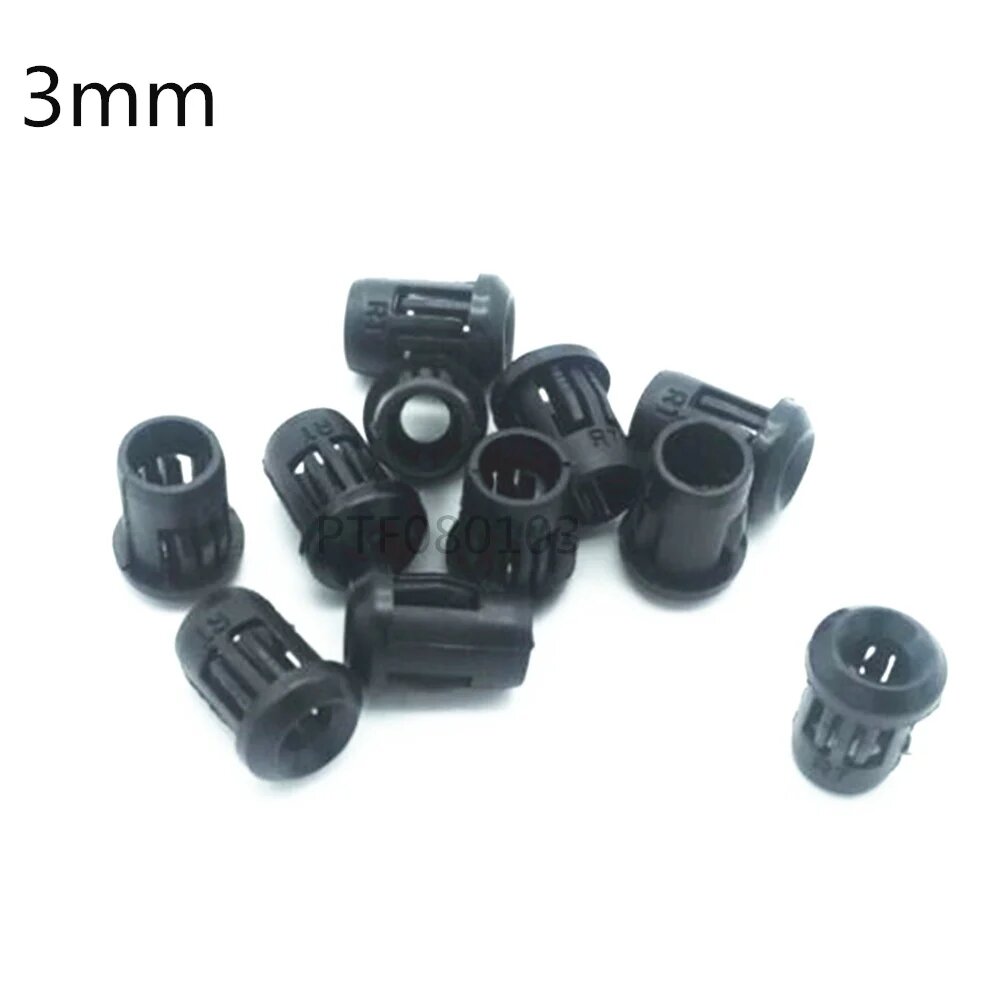 Держатель светодиода TAKEY пластик черный 3 мм 5 мм 8 мм 10 мм 3mm, 100pcs