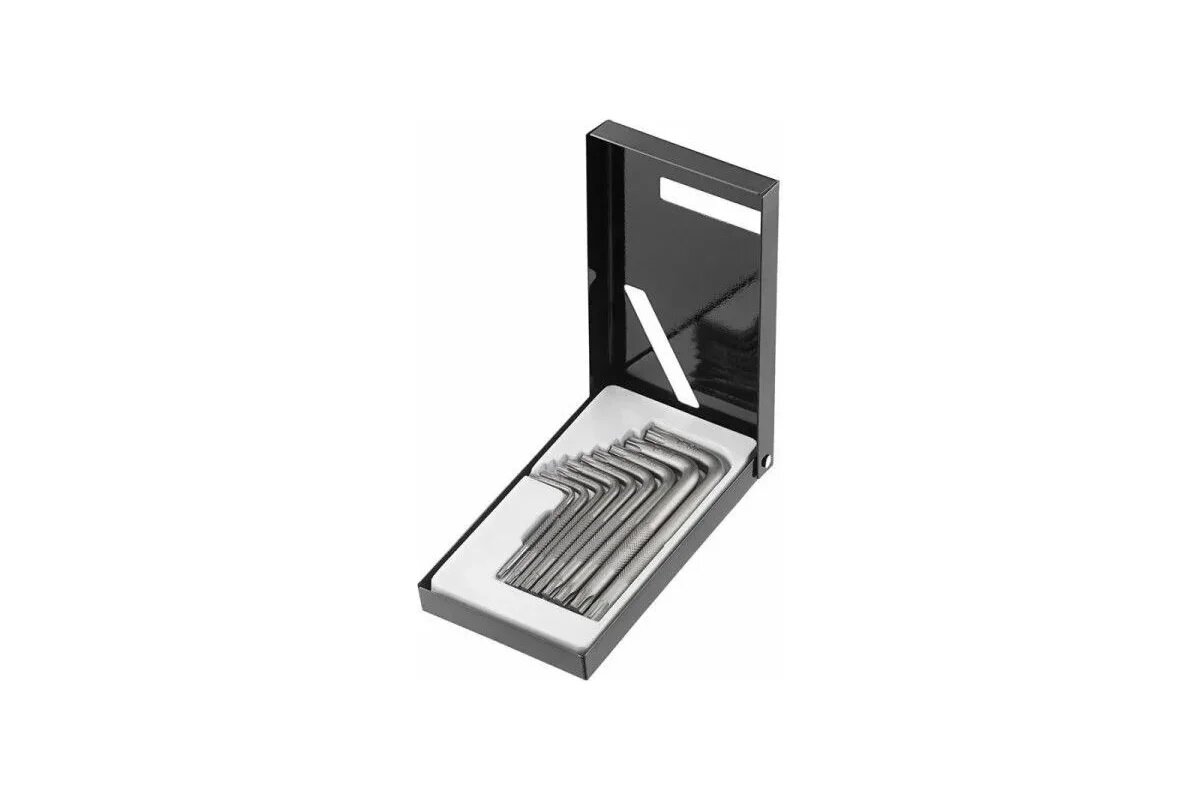 FORCE Набор ключей сплайн М5-M12 Г-образных 5 пр в металлическом кейсе F-5501