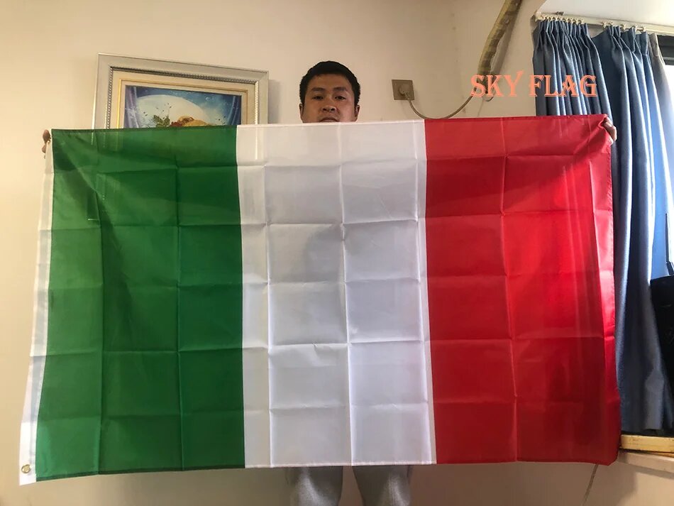 SKY FLAG ITALY Итальянский флаг 90x150 см 60 х 90 см