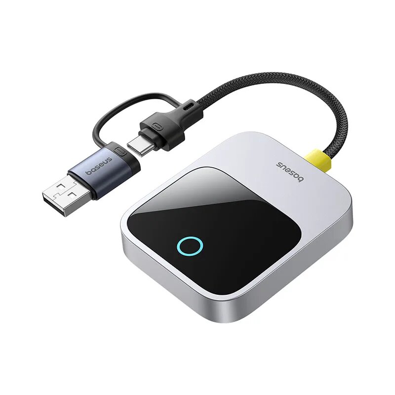 Беспроводной адаптер Baseus Carplay Smart CarPlay Box Dongles, проводные к беспроводному Carplay Bluetooth 5,0, Wi-Fi адаптер Carplay, авто