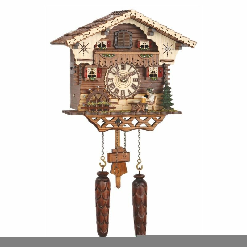 Часы SARS SARS Кварцевые часы с кукушкой T5069-8MT (Германия) -склад-2