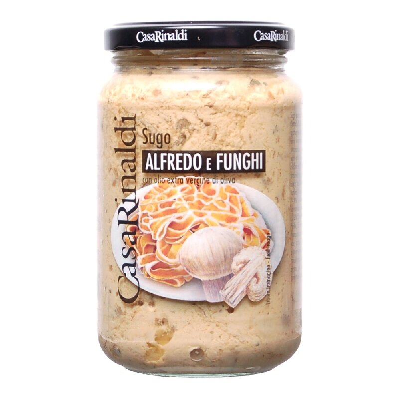 Соус Casa Rinaldi сливочный Альфредо с шампиньонами /стекло/ 320г