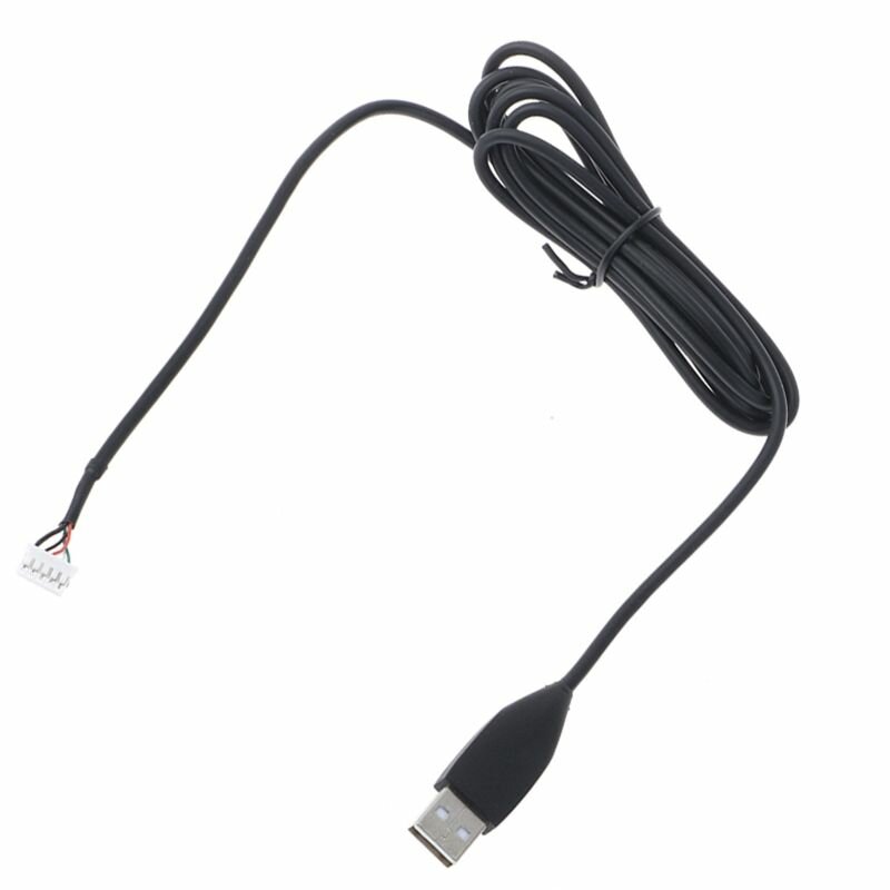 2 м USB-кабель для мыши, шнур мыши из ПВХ, запасной провод MX518 MX510 MX500, аксессуар ремонта деталей