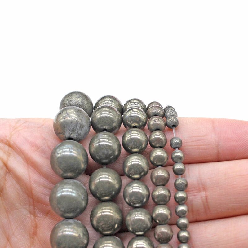 Пиритовые бусины Youth Cadence 4-12 мм 12mm approx 30beads
