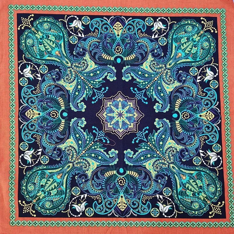 Хлопковая бандана paisley, цвет 19