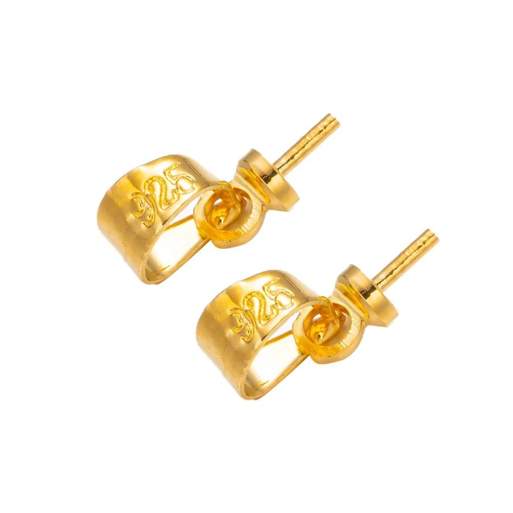 Серебряные замки для подвесок 925 пробы 50 шт. Gold