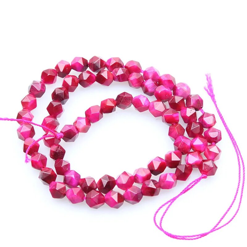 Бусины тигровый глаз красный 6/8/10 мм 10mm 35 beads