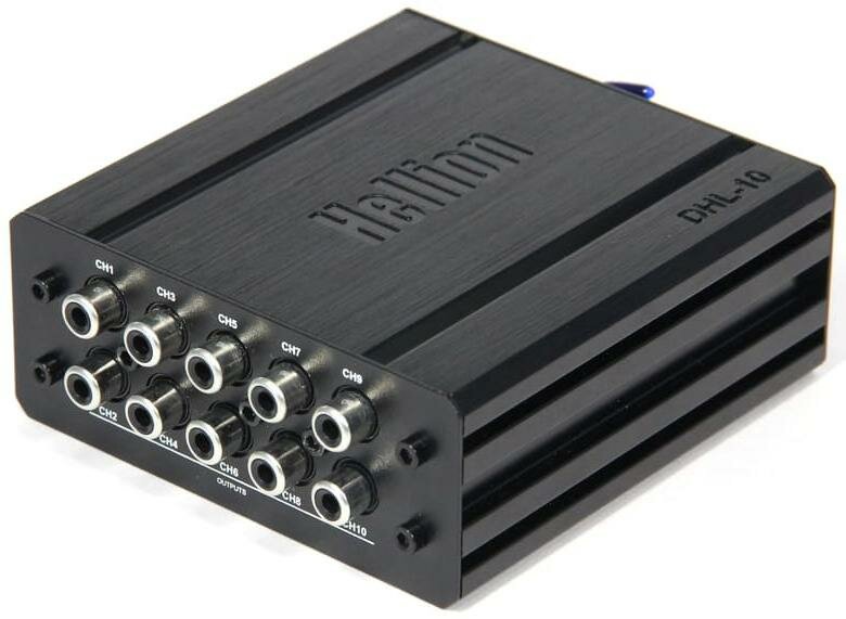 Преобразователь сигнала высокого уровня Hellion DHL-10 со встроенным 10-канальным процессором, Bluetooth-модулем, USB-аудио и DSD плеером