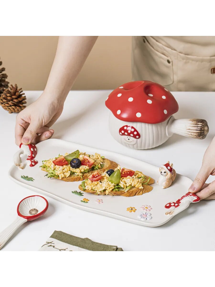 Посуда с Мухоморами