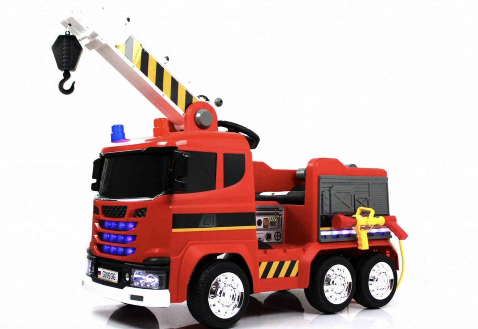 Детский электромобиль Rivertoys пожарный кран G002GG с дистанционным управлением