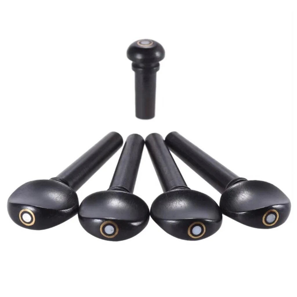 Набор тюнеров для скрипки NAOMI, черный, дерево 3-4