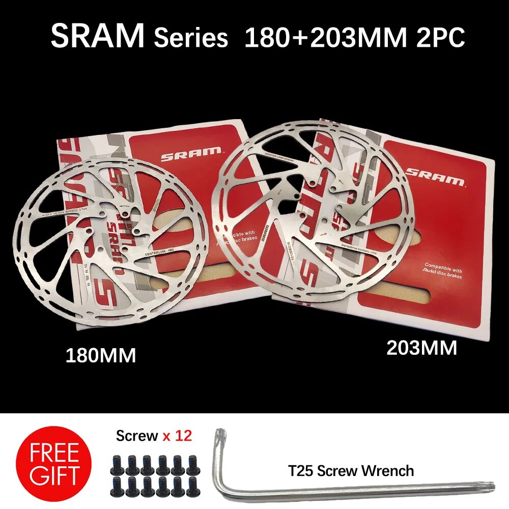 SRAM AVID тормозной ротор 140/160/180/203 мм SRAM 180 203 2PC