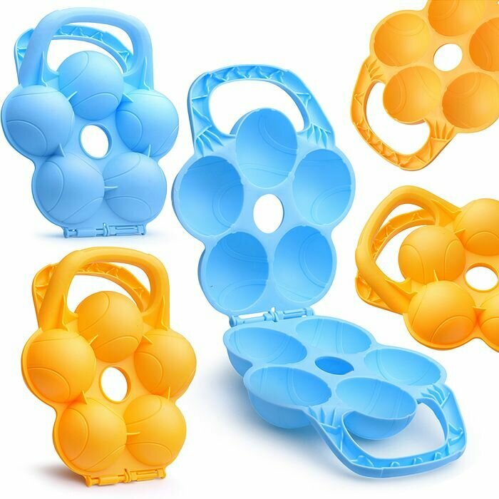 Формочка для лепки из снега Цветочек на листе 913-319