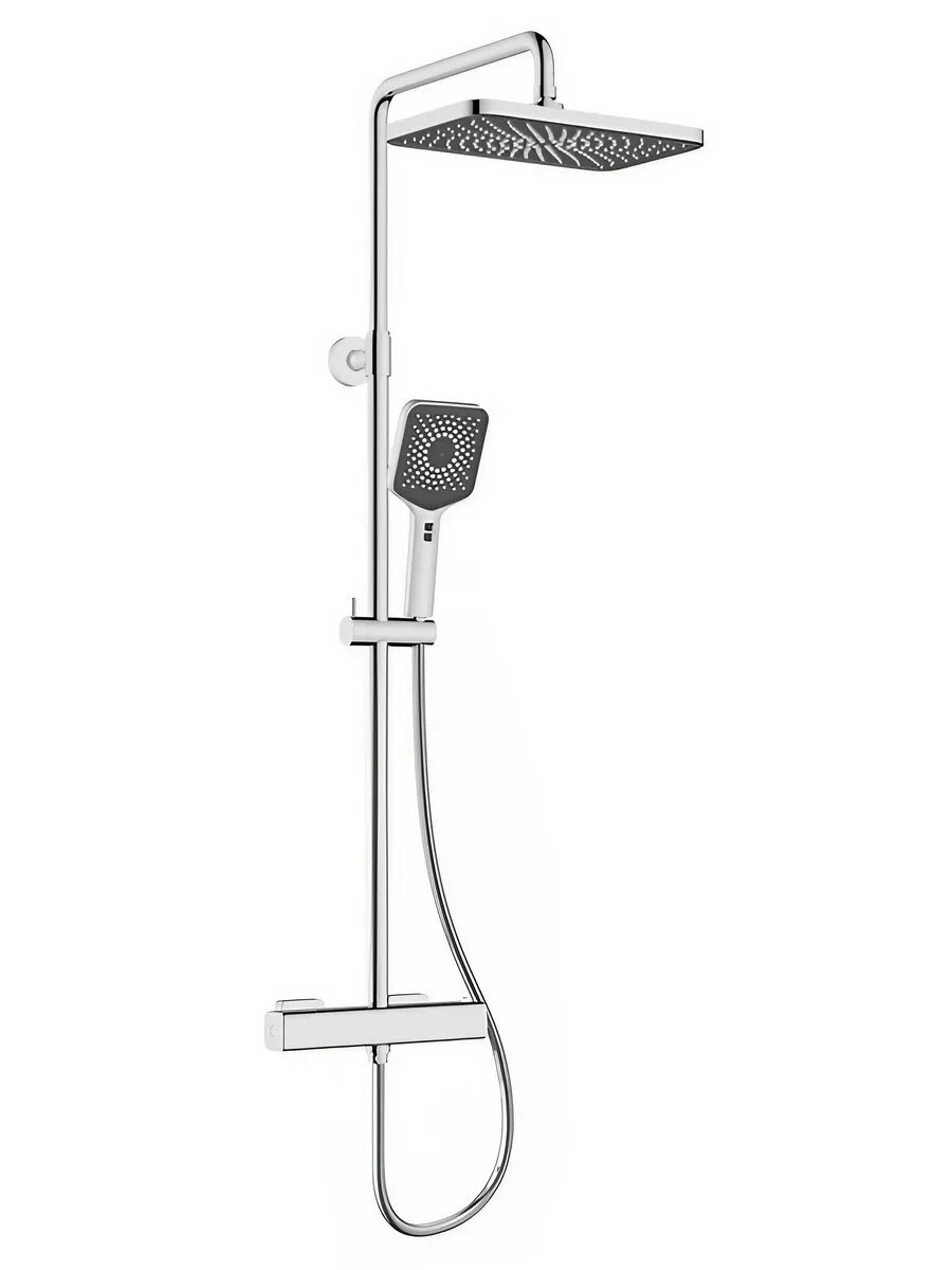 Душевая система Cube 01377 с термостатом и биде